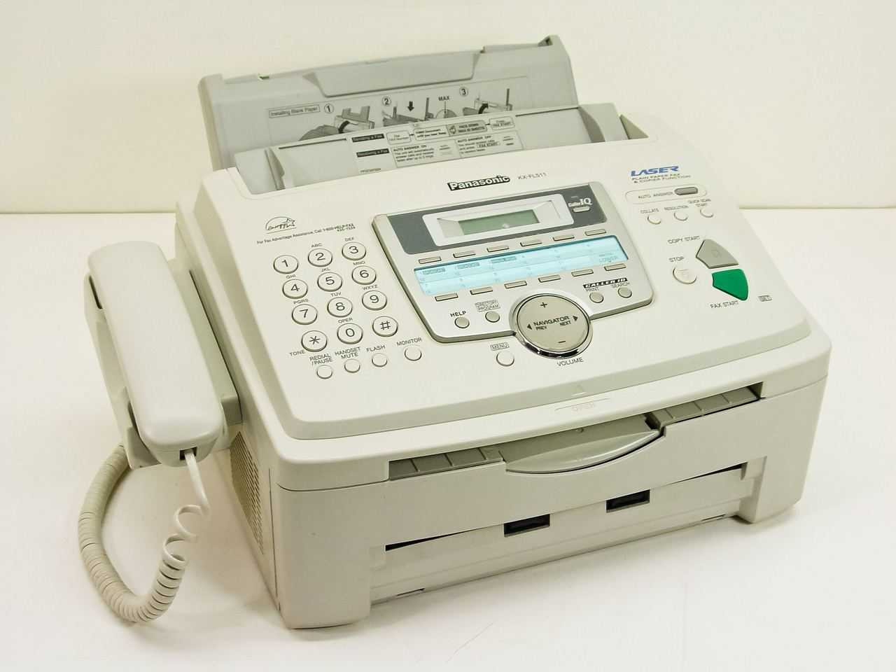 Panasonic Laser plain paper fax & Copier function KX - FL511