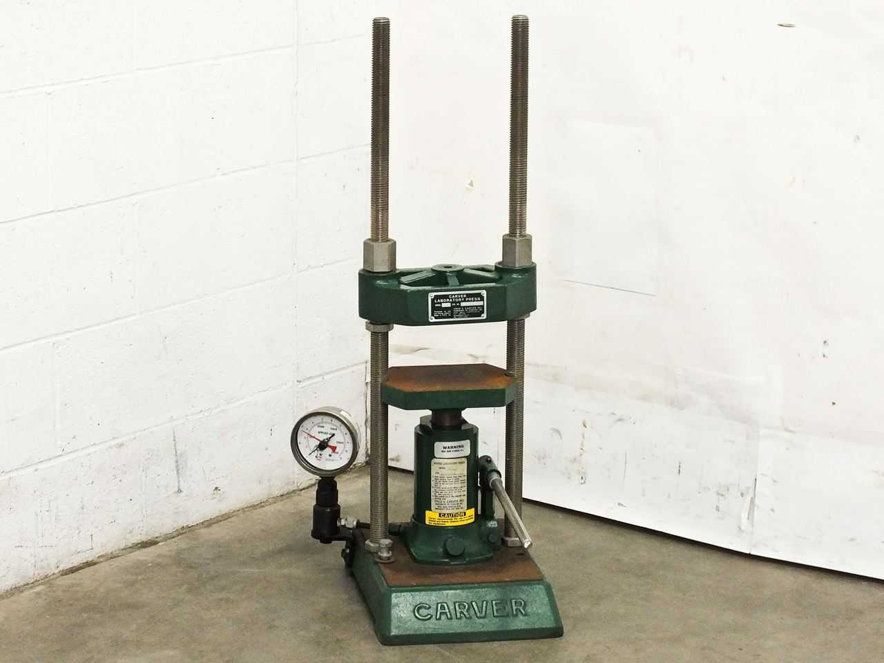 Carver Model C 12 Ton Manual Laboratory Press 3851