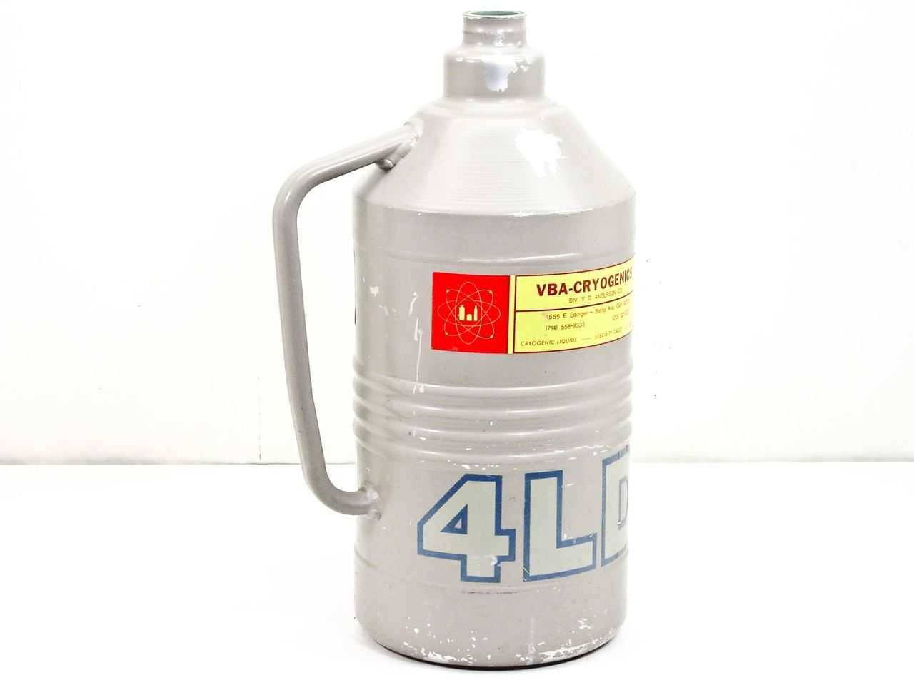Union Carbide Cryogenic Equipment RO33-9C28 4-Liter Dewar Flask 4 LD No ...