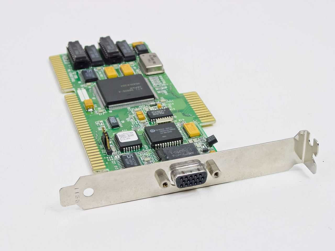 ATI 1090010400 ISA VGA Video Card 15-Pin 16-Bit with Edge Connector