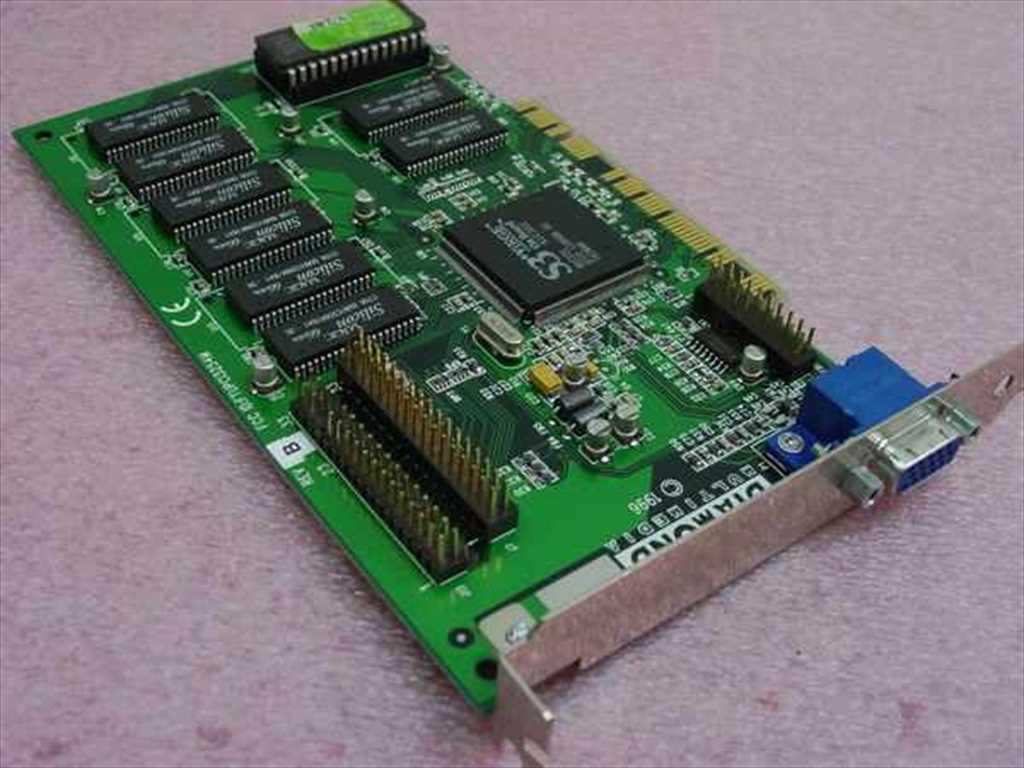 Diamond 23033206-405 4MB PCI Video Card VGA - 3D 2000 S3 Virge 86C325