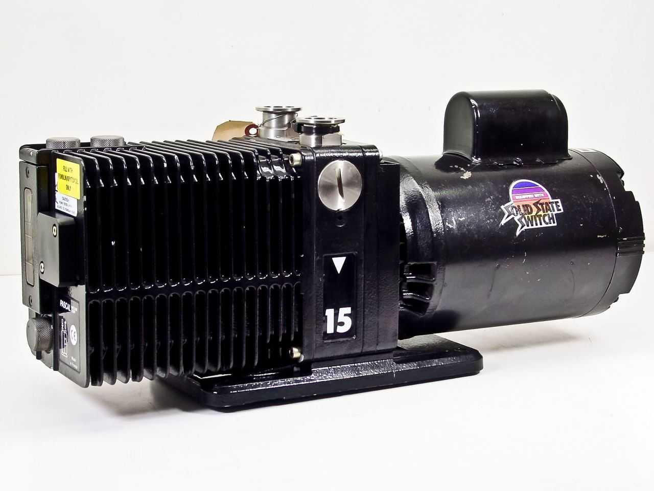 Alcatel 2015CP Vacuum Pump Pascal Dual Stage Rotary Vane