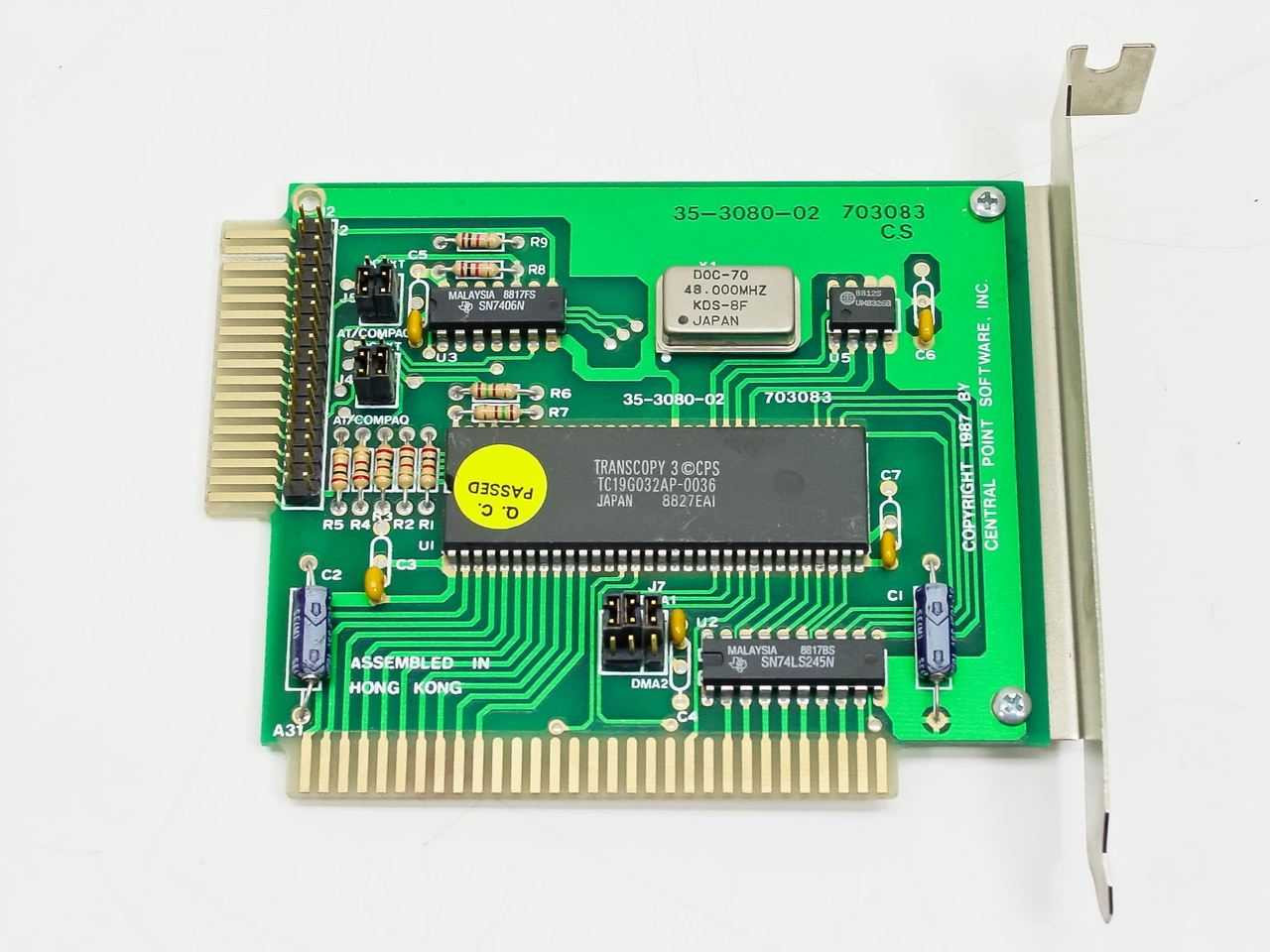 Vtech 35-3080-02 Rev. 703083CS 8 Bit ISA Floppy Drive Controller - Edge ...
