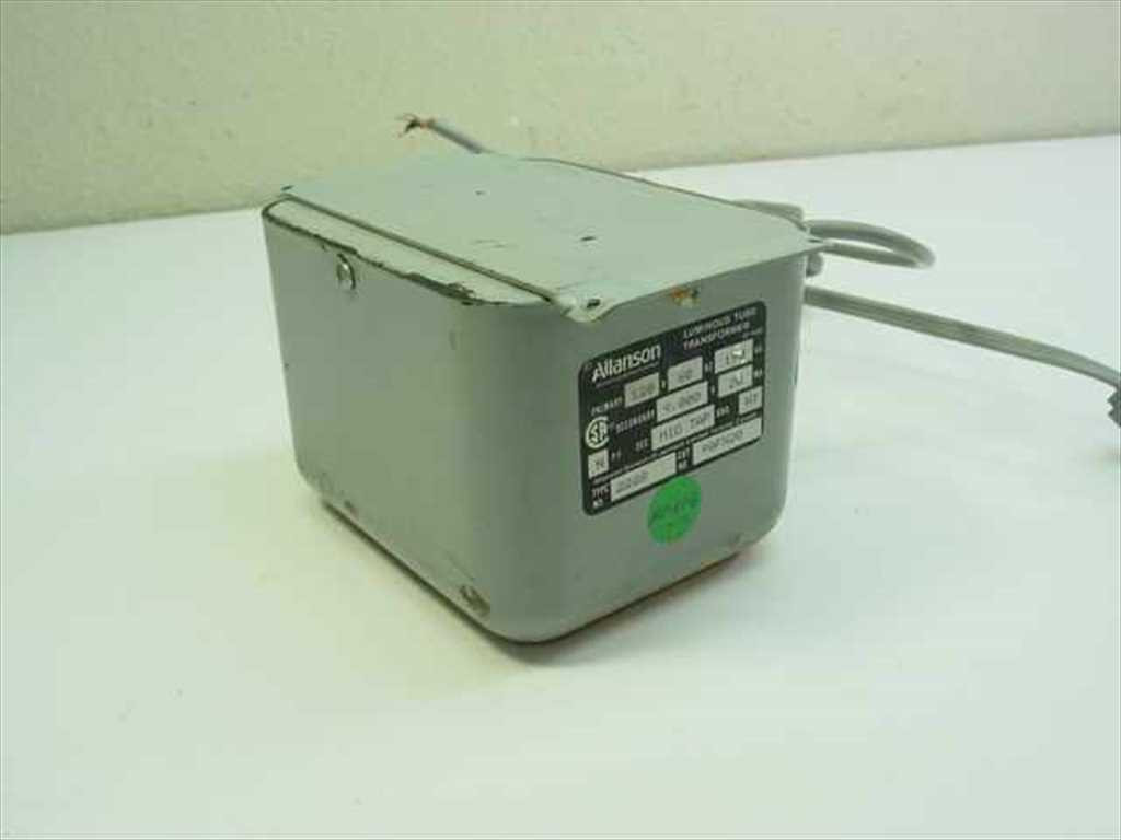 Allanson 90FN20 9,000 Volt 20 MA Neon Lamp Luminous Tube Transformer