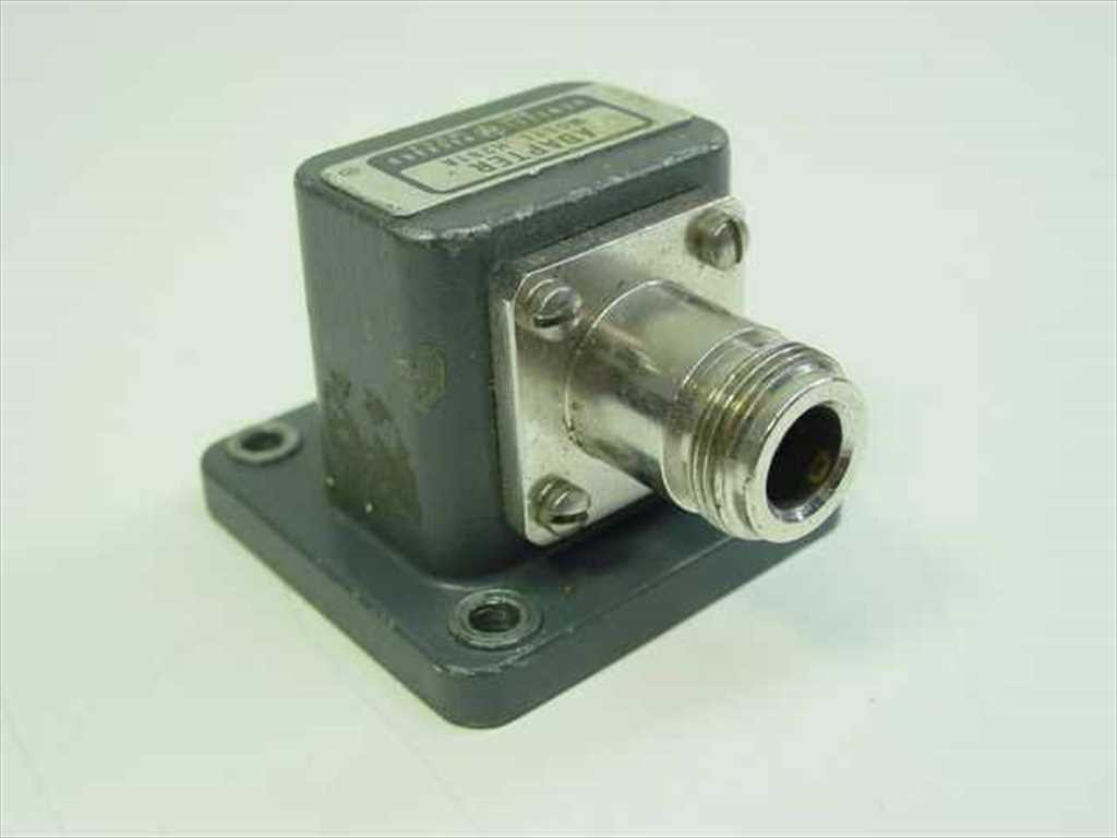 HP H281A Coaxial Waveguide Adapter N-F to WR112 Flange