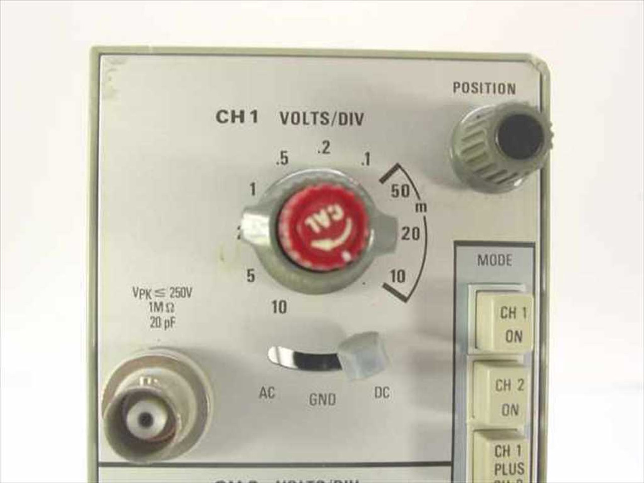 Tektronix 5a38 Dual Trace Amplifier Oscilloscope Plug In Module