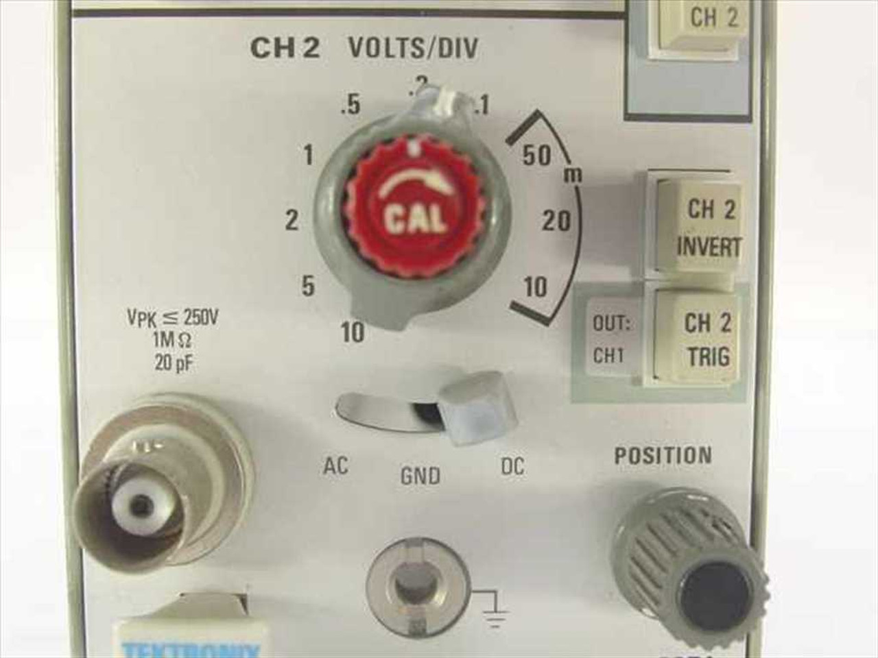 Tektronix 5a38 Dual Trace Amplifier Oscilloscope Plug In Module