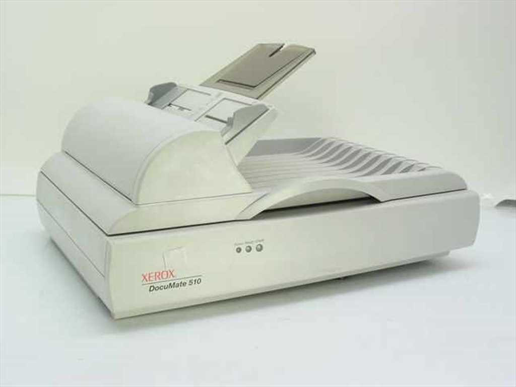 Xerox Documate 510 600x1200 Workgroup Scanner 50 Page Feeder - No Power ...