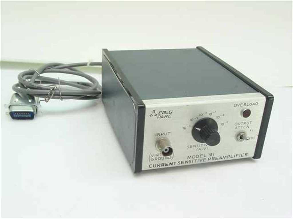 EG&G 181 Current Sensitive Preamplifier