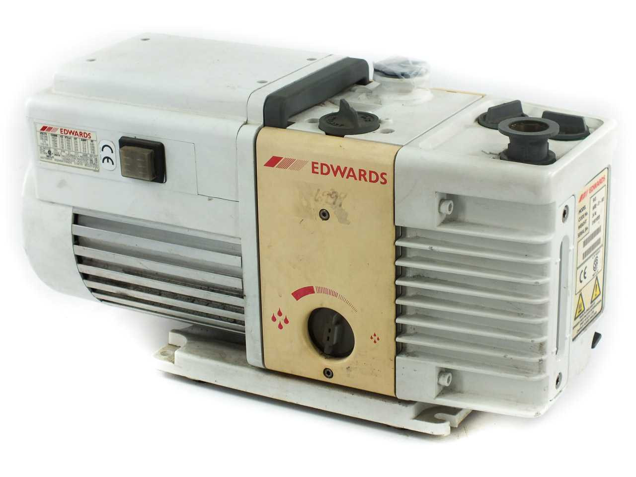 Edwards RV3 3/4 HP Rotary Vacuum Pump DN25KF Ports 115 Volt AC - Tested ...