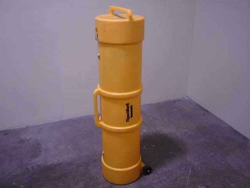 TigerMark 52x13 Round Shipping Case - Yellow Polyethylene