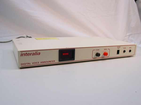 INTERALIA DMU-2AB DIGITAL VOICE ANNOUNCER