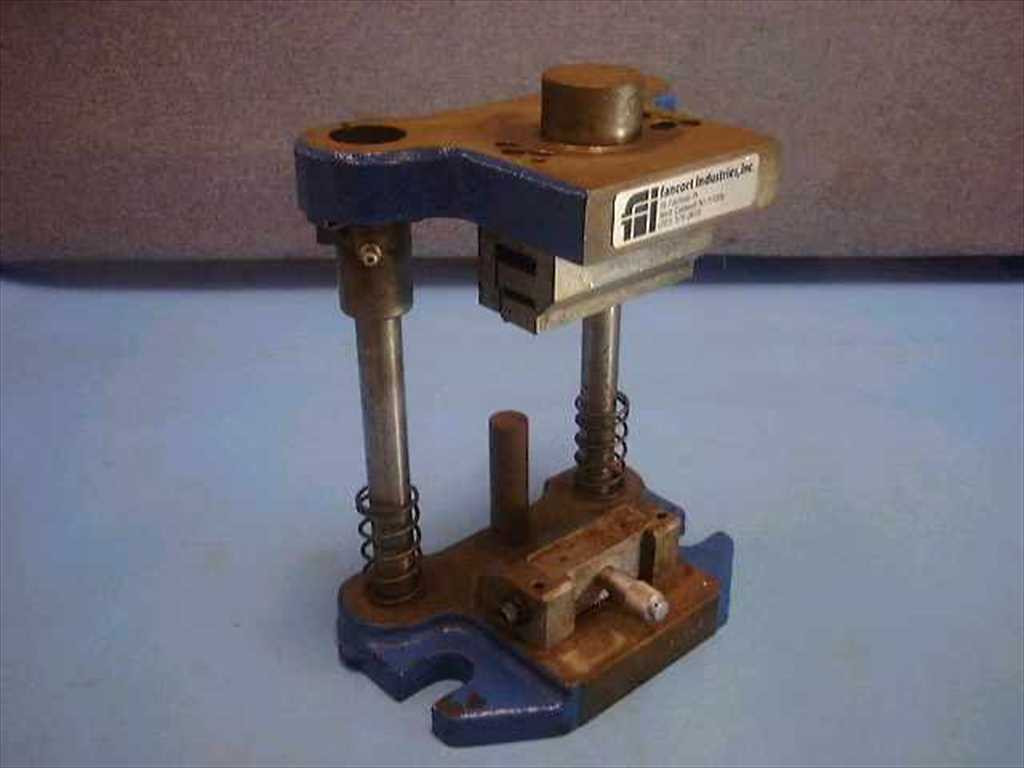 Fancort Press Anvil insert for Semiconductor Manufacturing Tooli