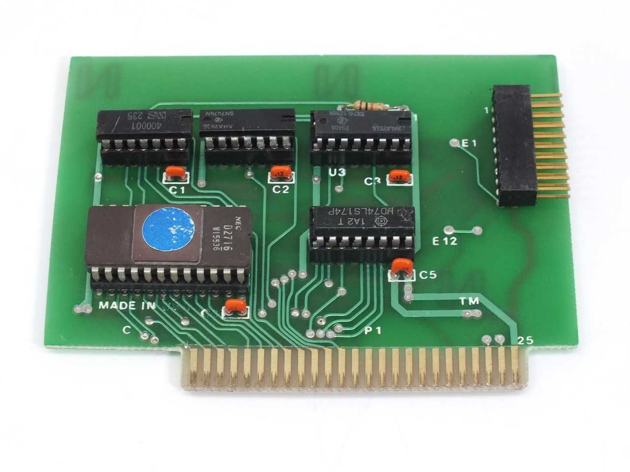 Apple II PCB Card NEC D2716 W15536 Chip