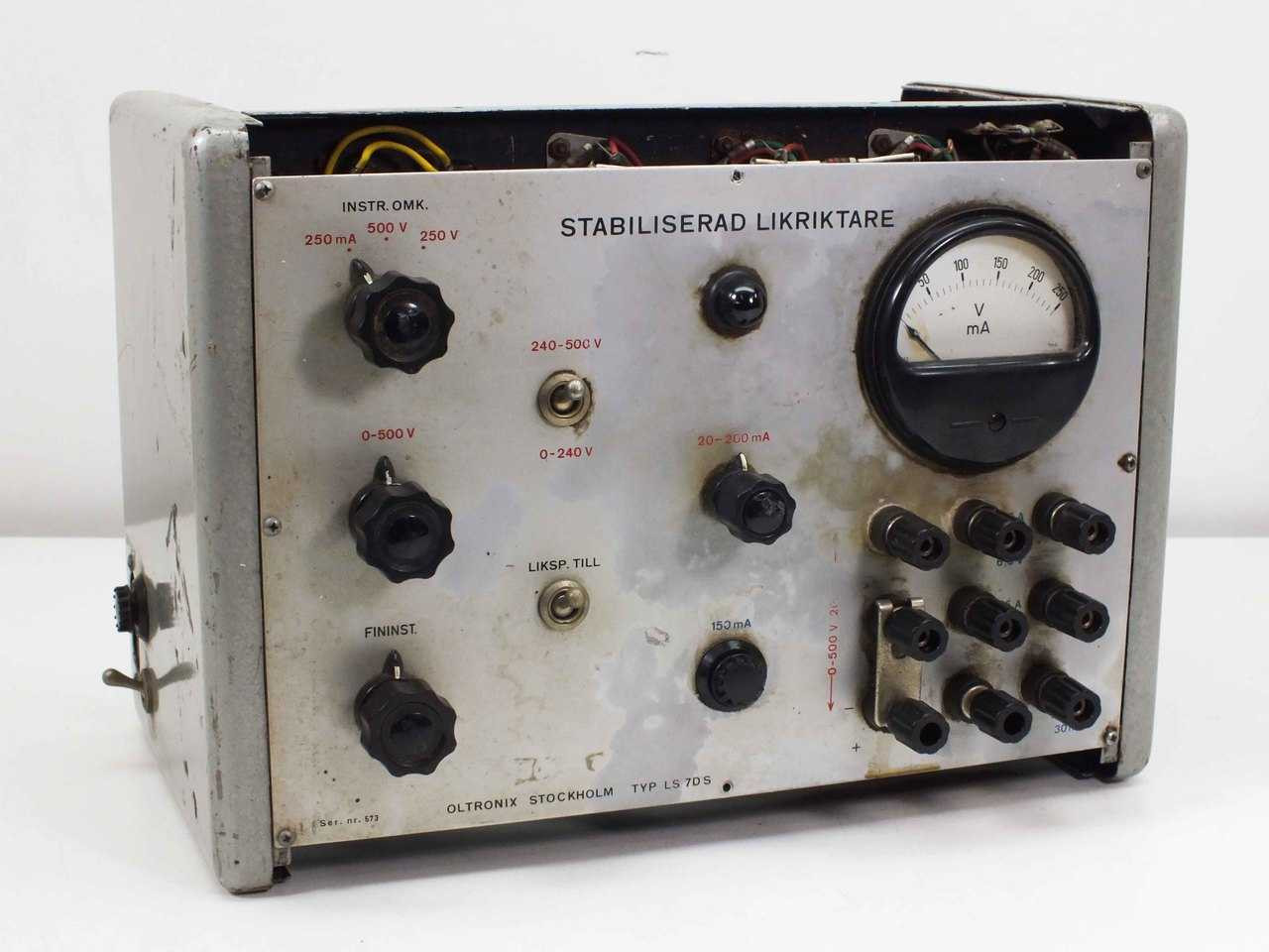 Oltronix LS 7DS Stabilized Rectifier - Stabiliserad Likriktare
