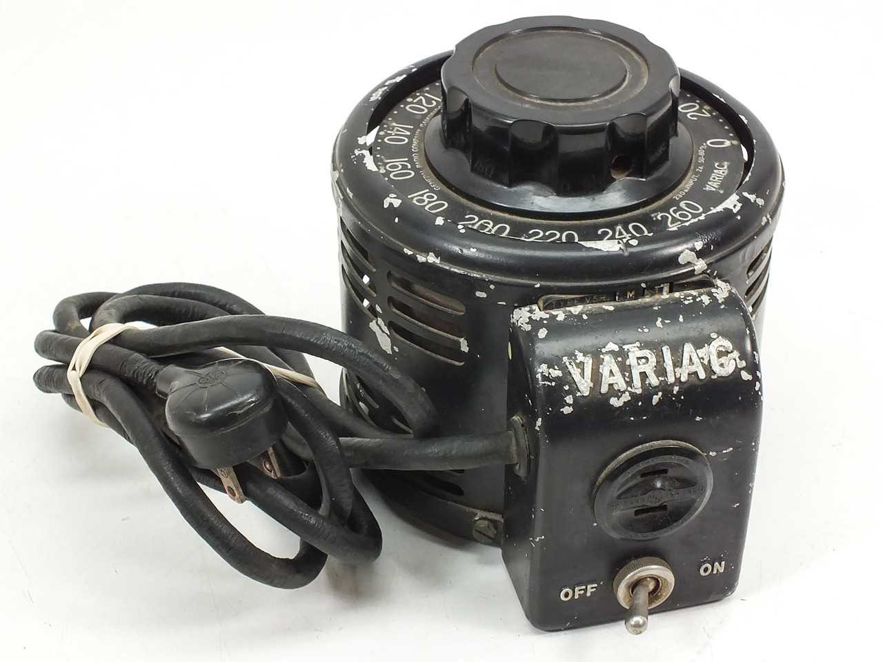 General Radio V5H Auto Transformer (Variac) PRI: 230 VAC SEC: 0~260 VAC ...