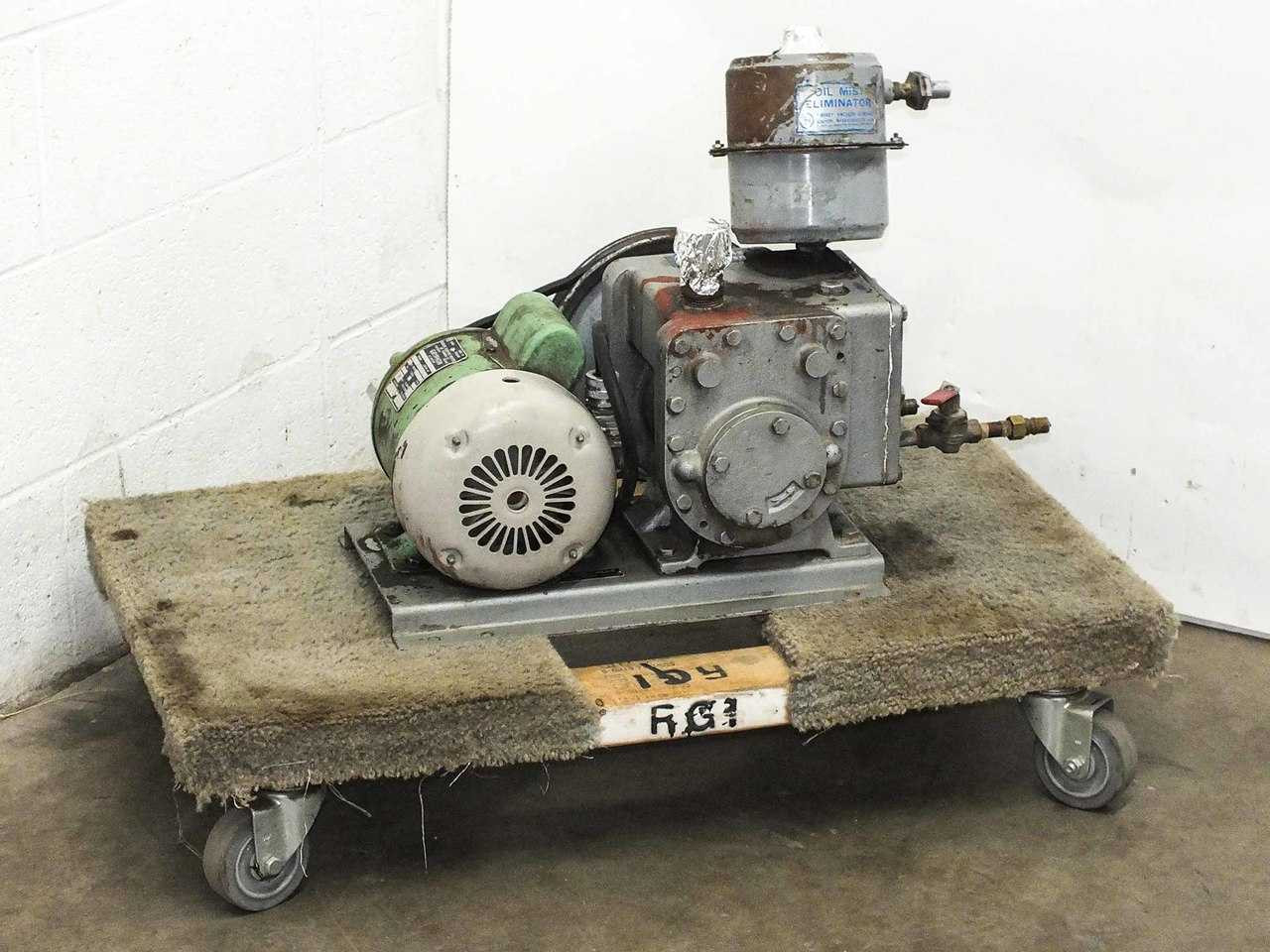Kinney Tuthill KC-5C Dual Stage Rotary Piston High Vacuum Pump