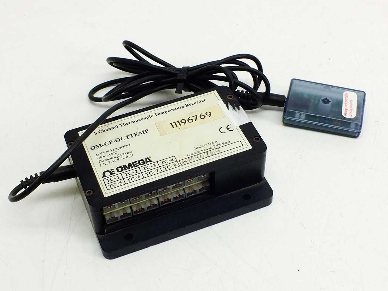 Omega OM-CP-OCTTEMP 8-Channel Temperature Recorder w/ Mini USB Interface