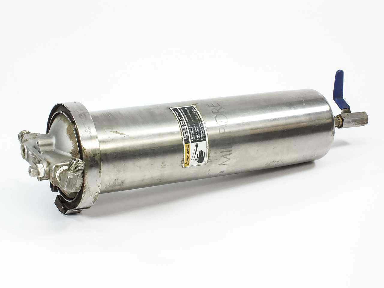 Millipore Stainless Steel In-Line Filter Housing with 3/8" NPT Ports