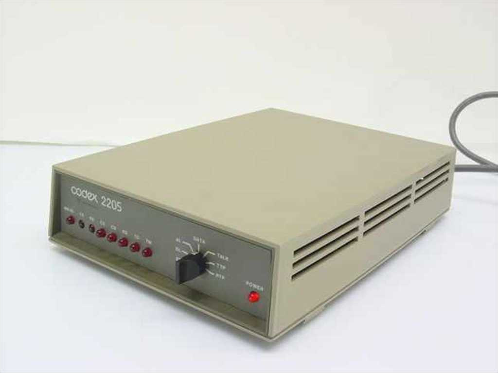 Codex 2205 Modem 25896 Bell 208 A/B 4800 BPS w/ Fixed Power cord ...