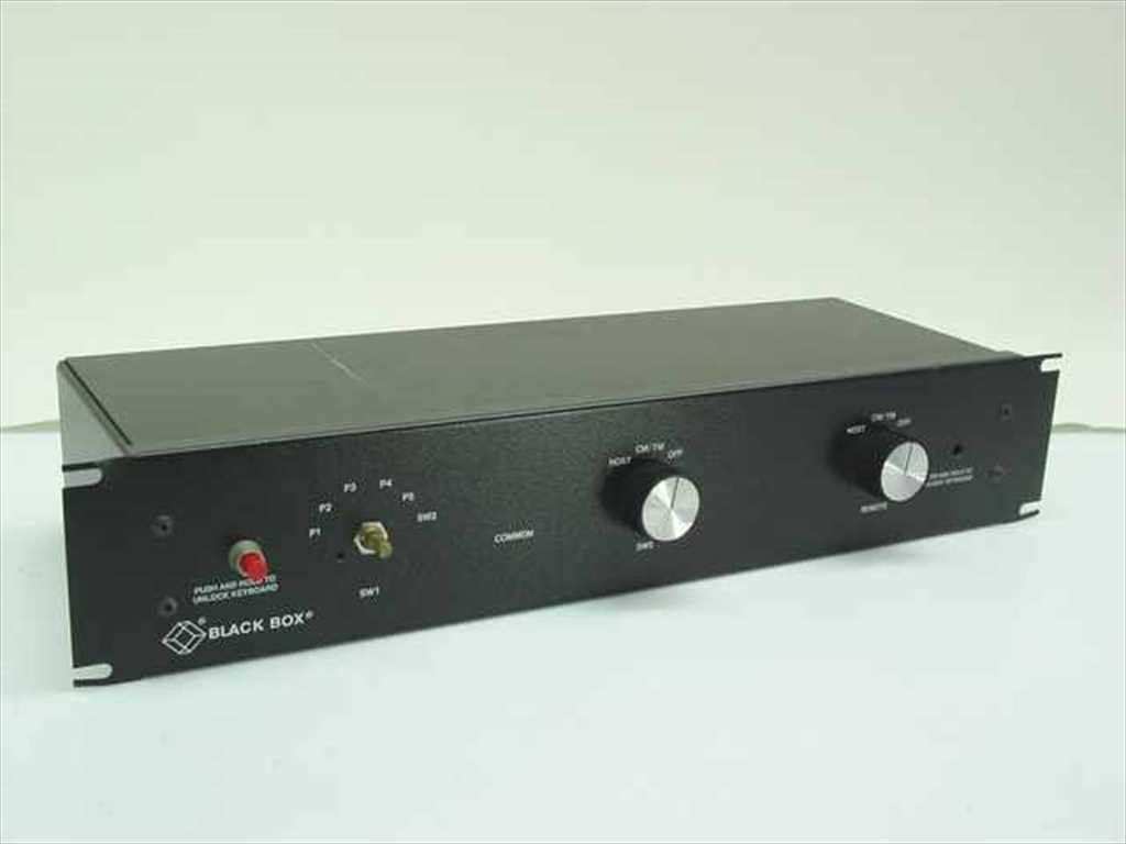 Black Box Rackmount Switch Box SR-3020-Q