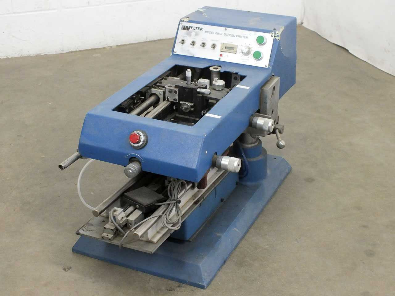 Weltek 68AT Precision Semiautomatic Table Top Screen Printer