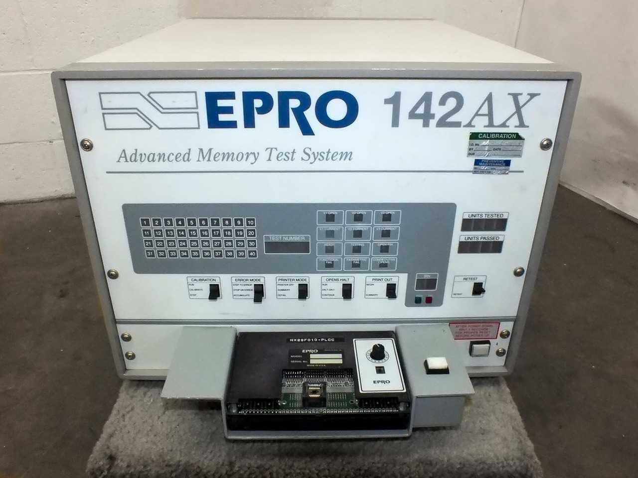 Epro 142ax Advanced Memory Test System With All Cards Boards