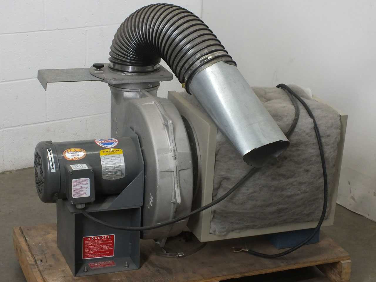 Cincinnati Fan 278908 Blower with Baldor VM3559 3HP 230/460 VAC 3PH ...