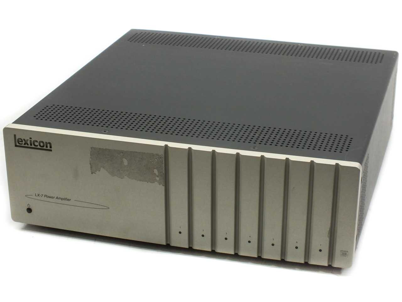 Lexicon LX-7 Power Amplifier w/Trigger Input and Ground Lift Switch 200 ...