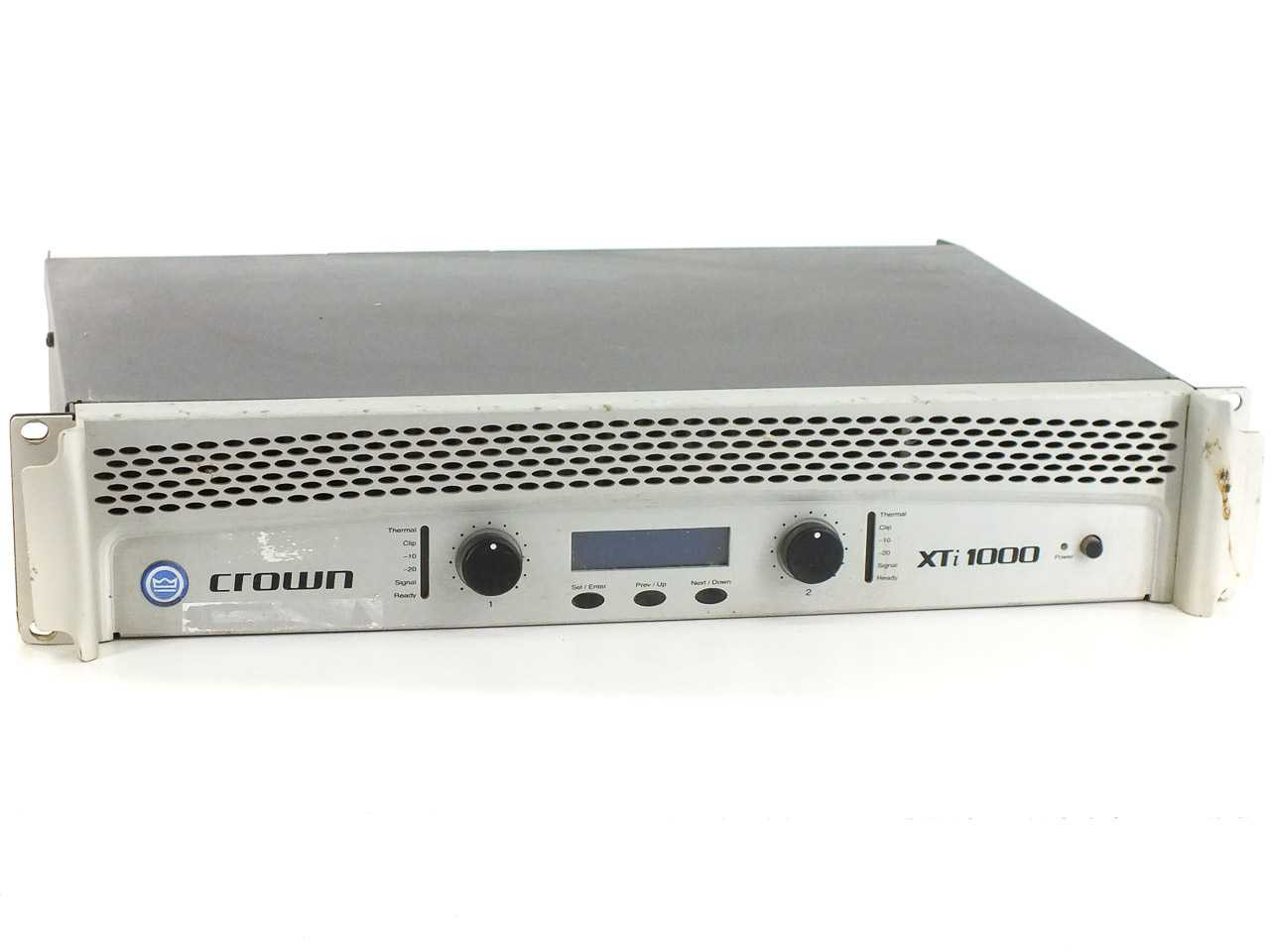 Crown XTi 1000 Power Amplifier w/DSP 275W per Channel 8 Ohms - No Power ...