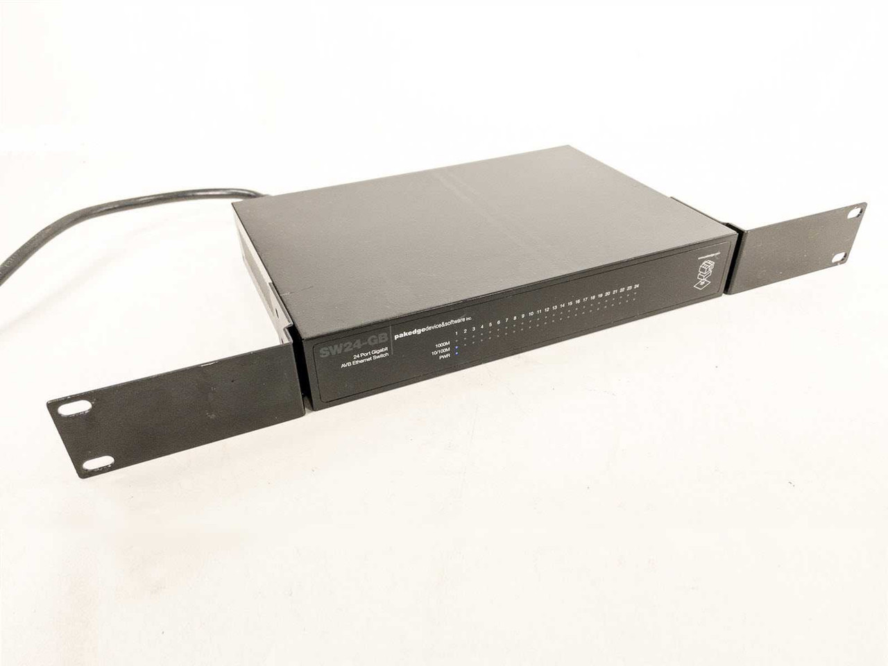 Pakedge SW24-GB 24-Port Gigabit AVB Ethernet Switch w/19" Rack Ears ...