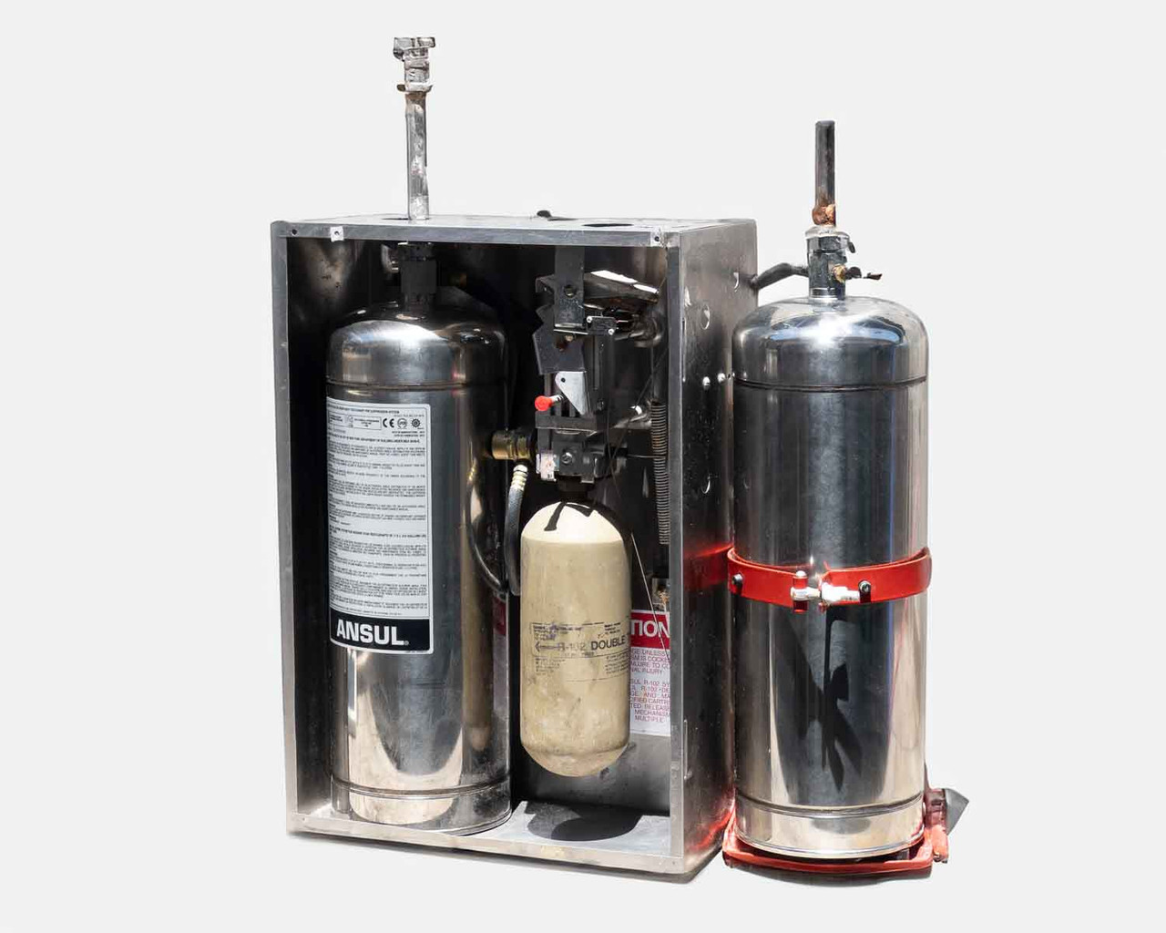Ansul R-102 Firemaster Wet Chemical Fire Suppression System 2 3-Gallon ...