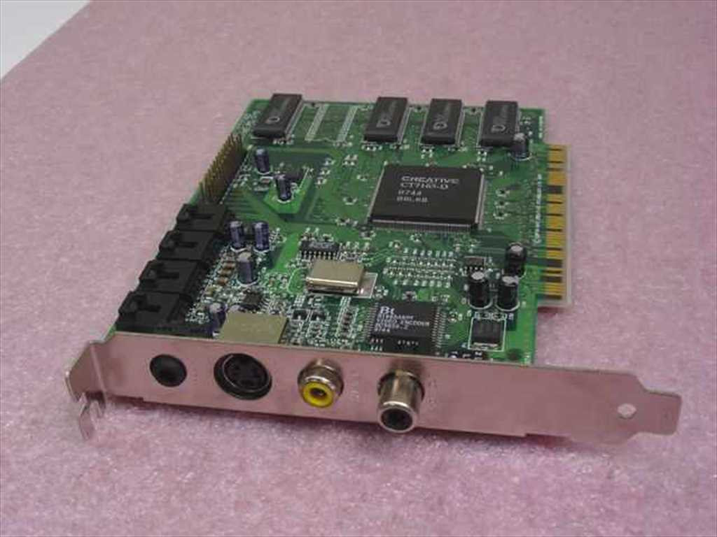 Creative Labs CT7160 PCI DVD Mpeg2 Decoder Card