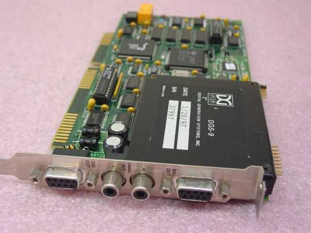 Digital Generation 9000-2368-3001 16-Bit Sound Card with L/R RCA Output ...