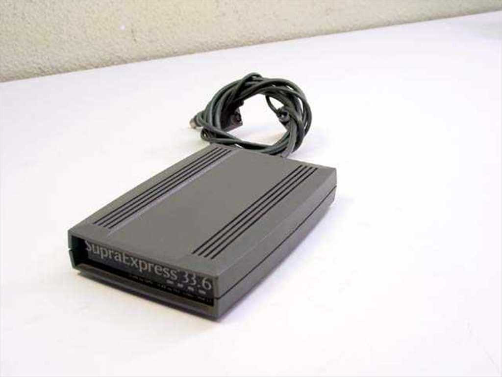 Supra Express 336K External Fax Modem 33.6