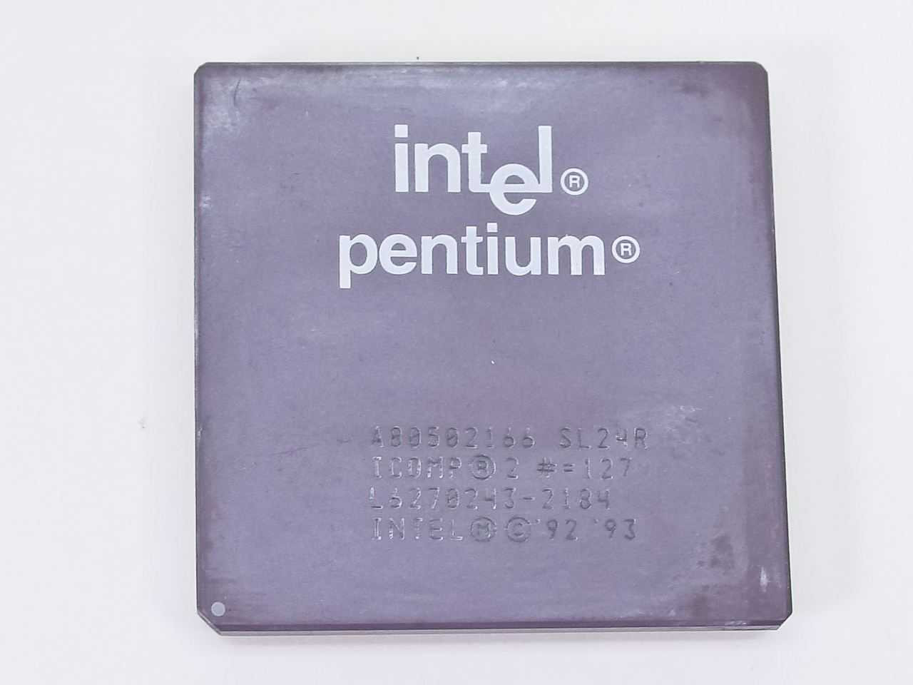Intel Pentium 1 166Mhz CPU Processor Chip A80502166 SL24R