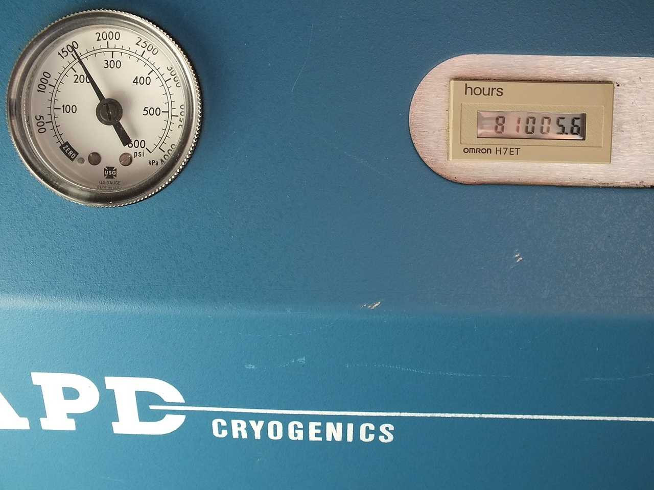 APD HC-2 Cryogenics Helium Vacuum Cryo Compressor - Water Cooled