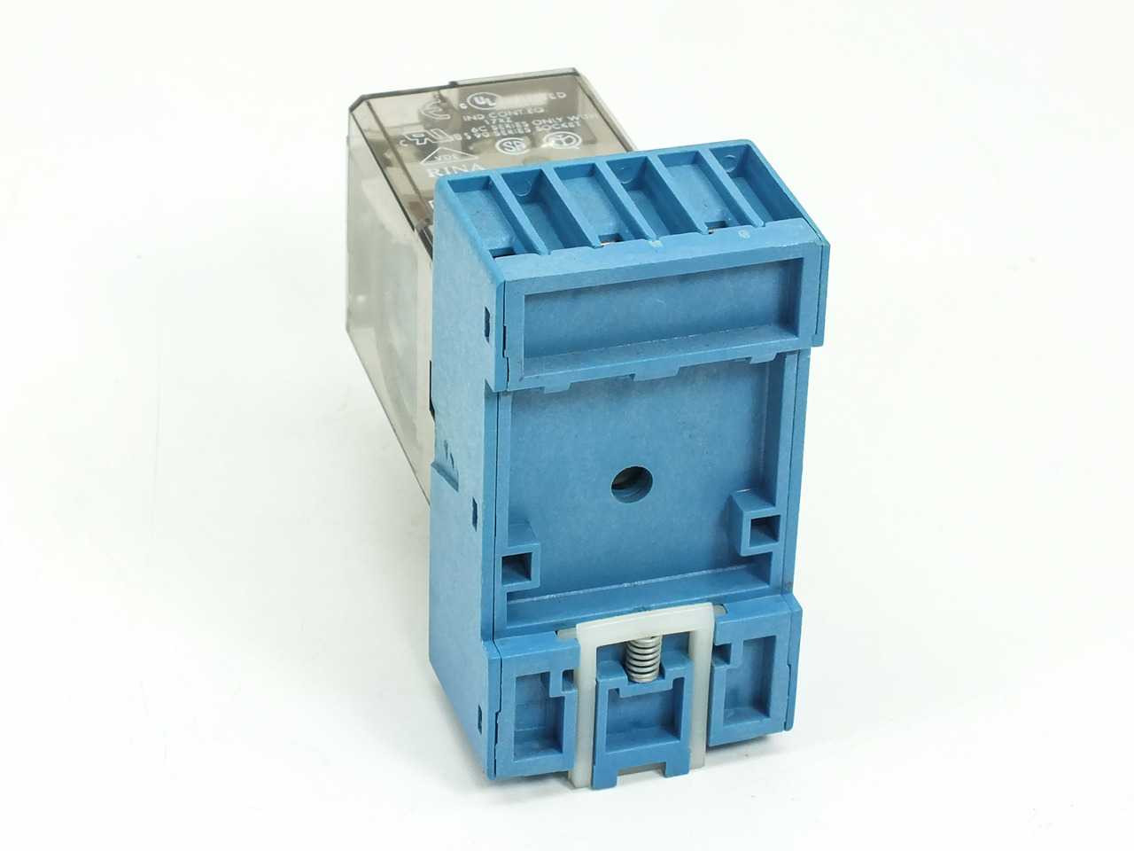 Finder 60.13 10A - 250V Relay with Finder Type 90.21 Socket