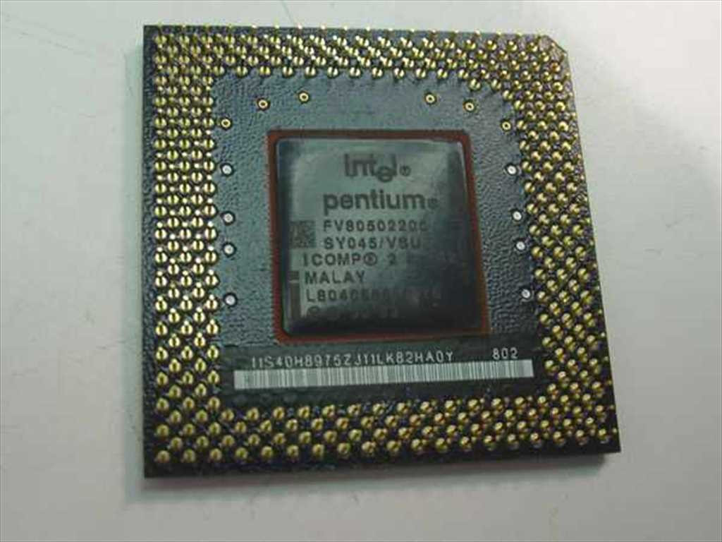 Intel SY045 P200Mhz Processor FV80502200