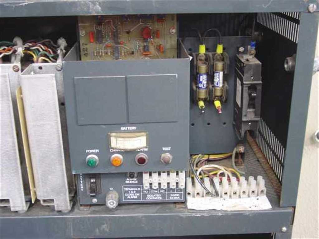 Metal UPS Cabinet with Battery Charger - No Batteries