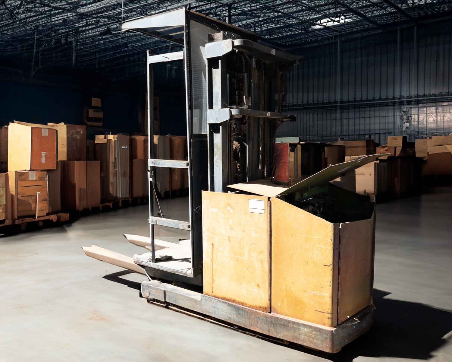 Clark OP15 Orderpicker Counterbalanced Electric Forklift As-Is ...