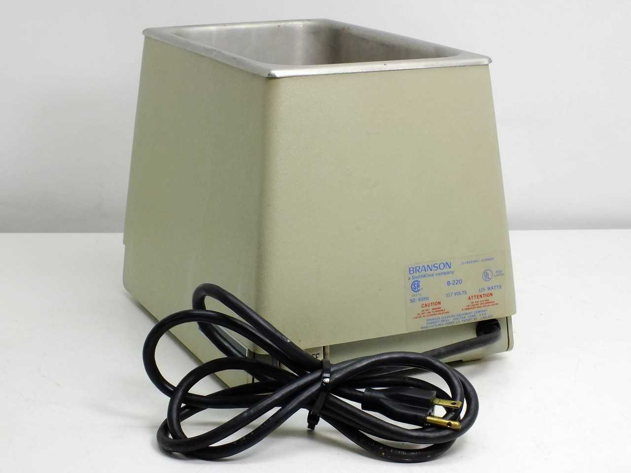 Branson Bransonic 220 Ultrasonic Cleaner