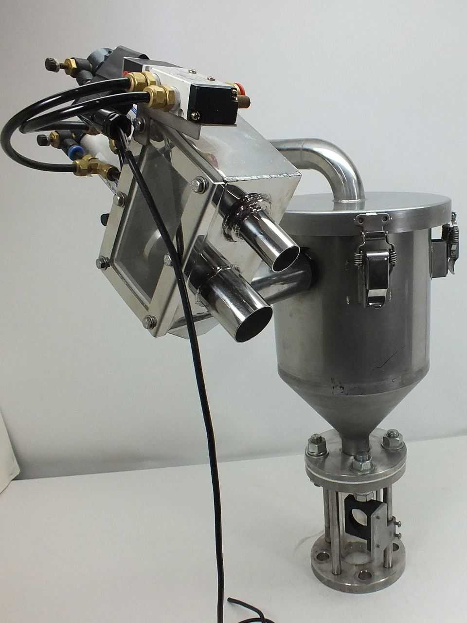 Stainless Steel Hopper for plastic Injection molder molding machine
