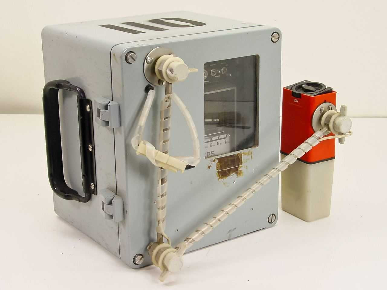 Health Physics Instruments 3024 Environmental Monitor w/ Rustrak Chart ...