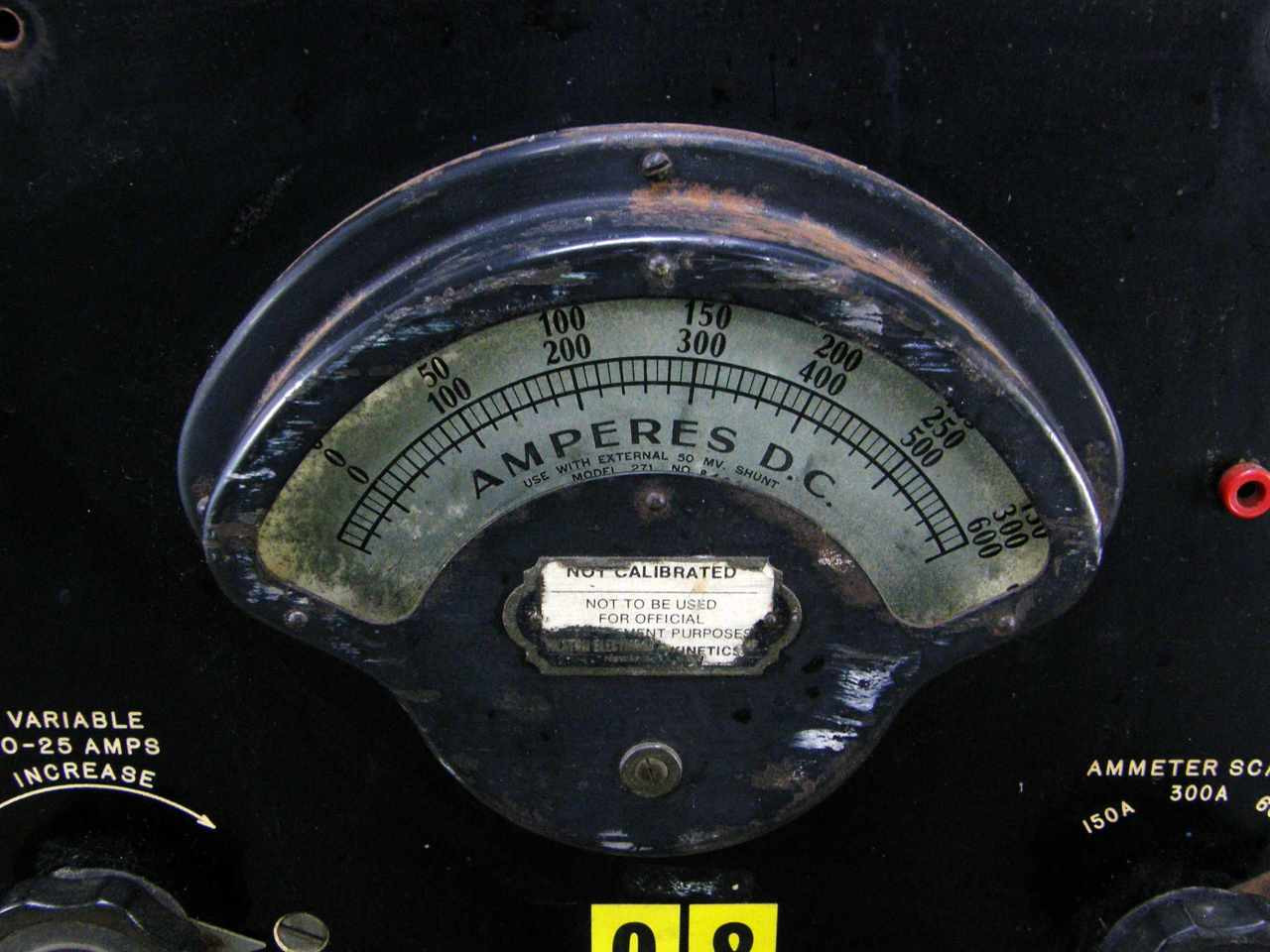 United Manufacturing 2760-G Type A-1 Aircraft Generator Test Stand