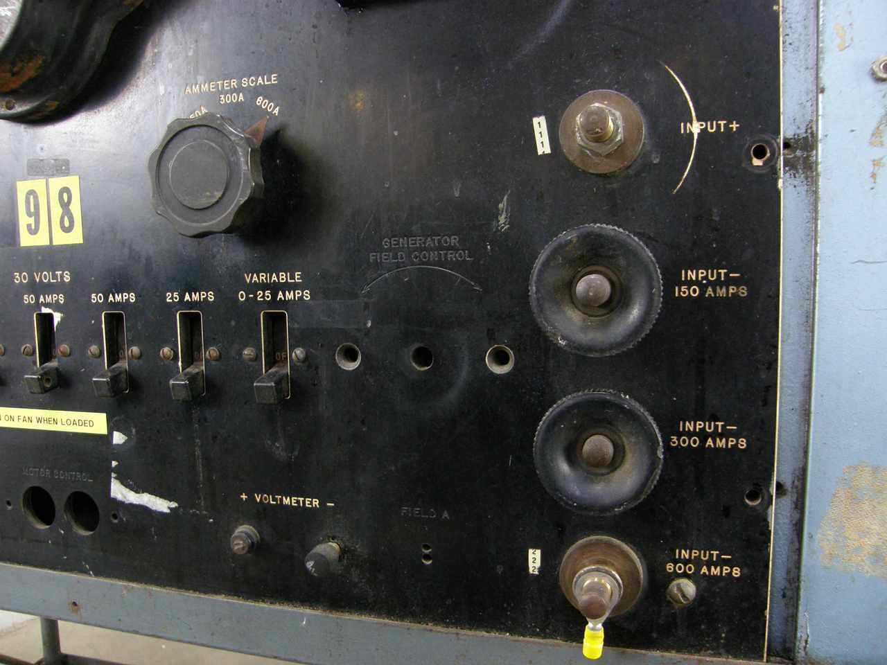 United Manufacturing 2760-G Type A-1 Aircraft Generator Test Stand