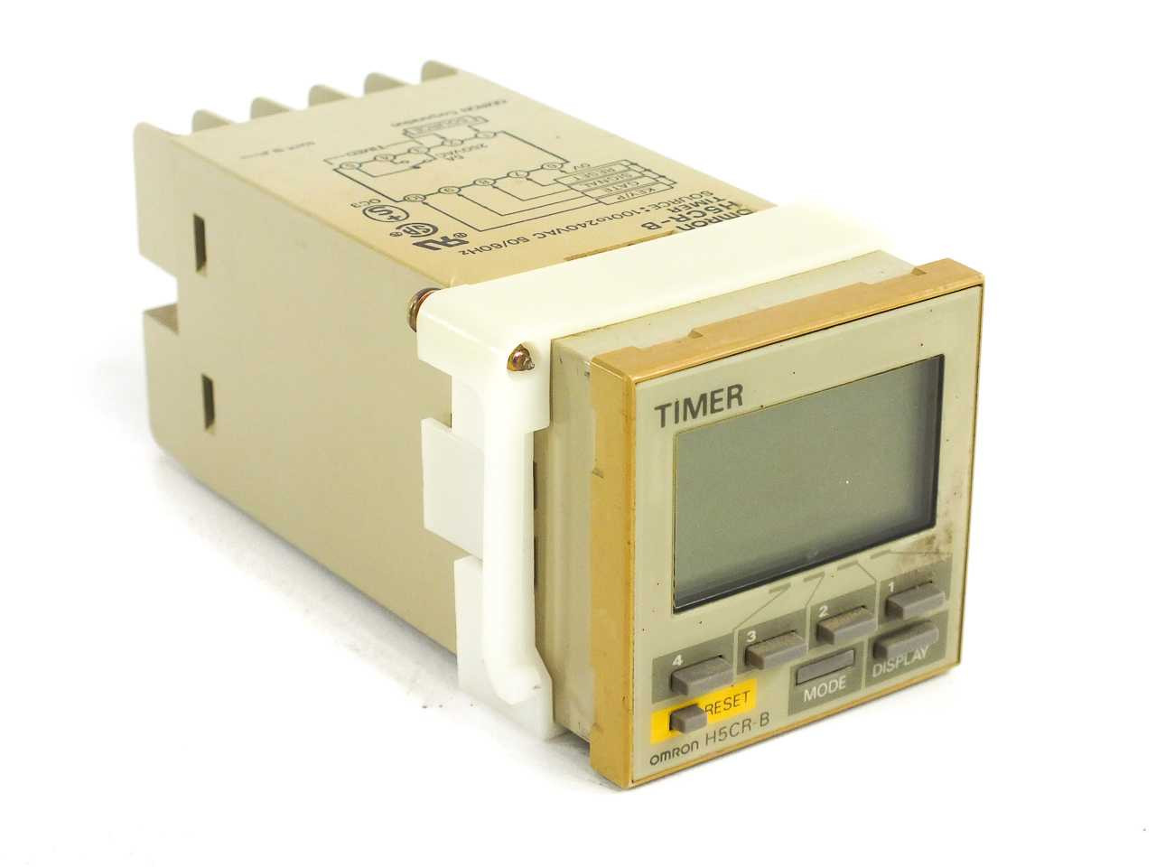 Omron H5CR-B Multifunction Digital Timer 0.001s to 9999h with Mounting ...