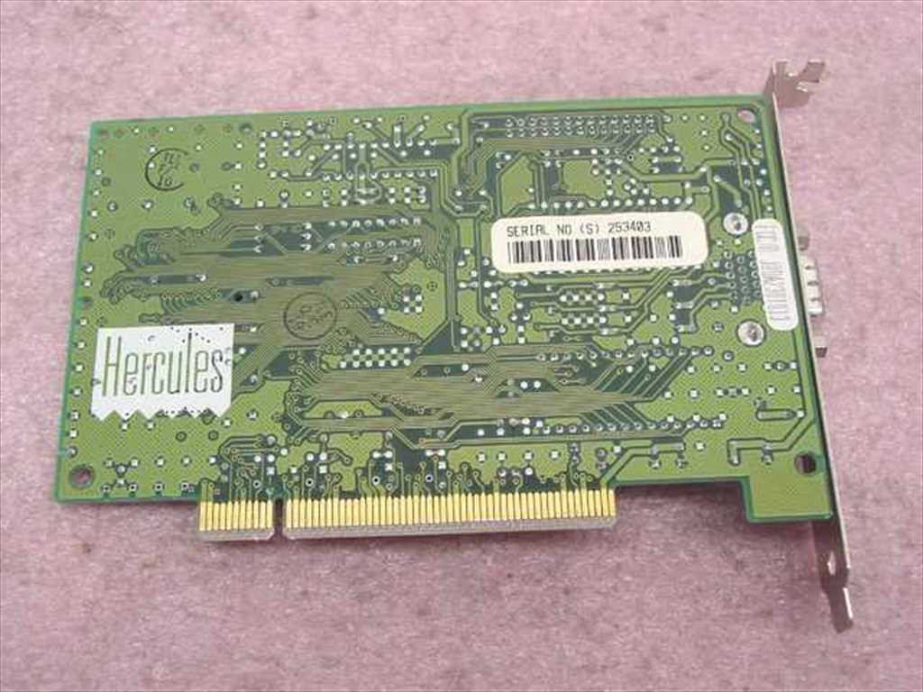 Hercules ALIGUI2-060 PCI Bus Stingray Video Card