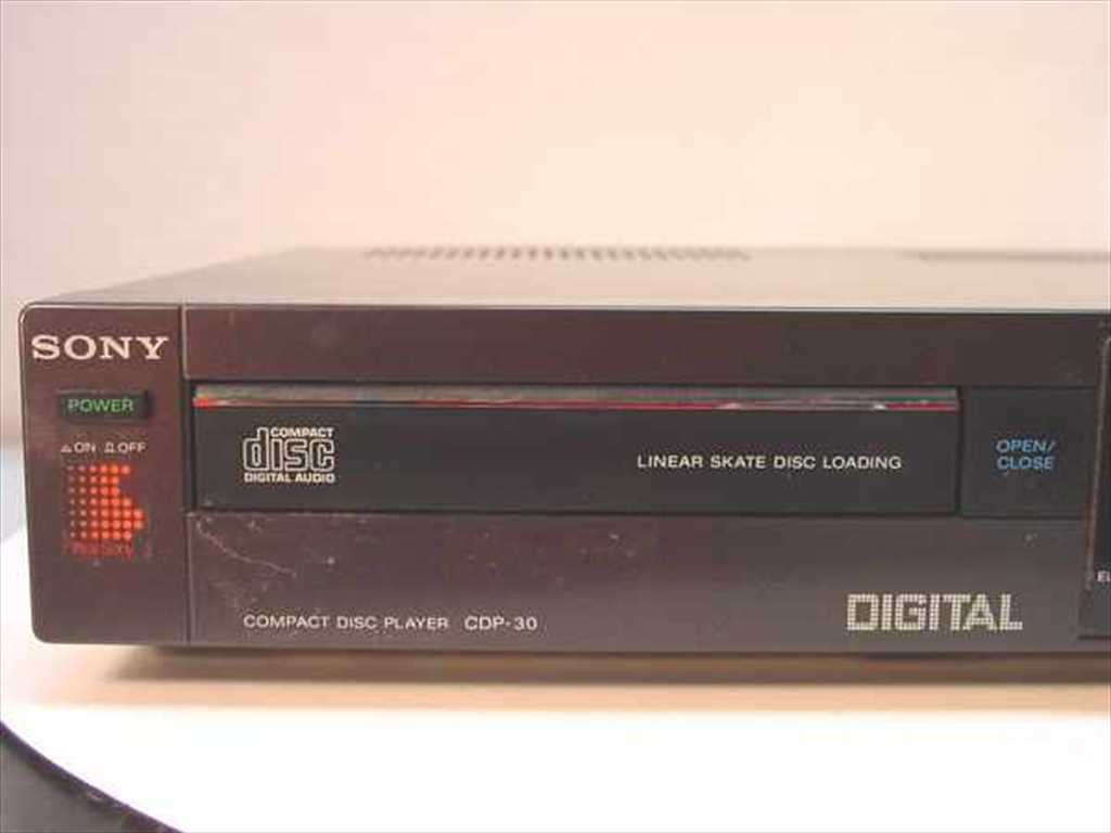 SONY CDP-30 Compact Disc Player
