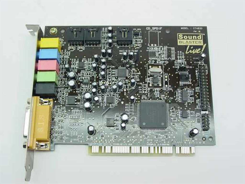 Creative Labs Sound Blaster Live PCI Sound Card (CT4830)